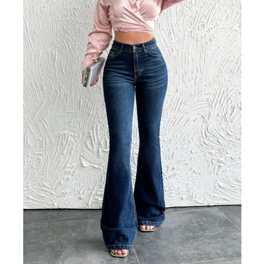 Jual Onstyle - Celana Jeans Wanita Cutbray Highwaist Stretch Premium ...