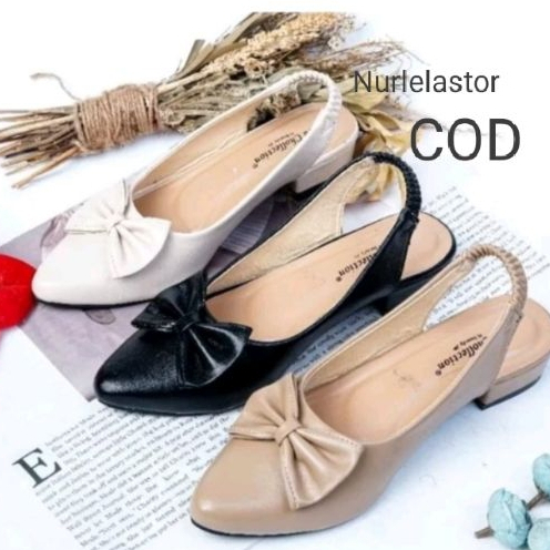 Jual sepatu wanita/sandal wanita.pesta kondangan.3cm.Nurlelastor .kupu ...