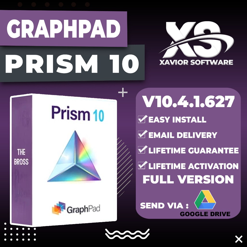 Jual (Win/Mac) GraphPad Prism 2025 10 Full Version (Versi Terbaru) | Shopee Indonesia