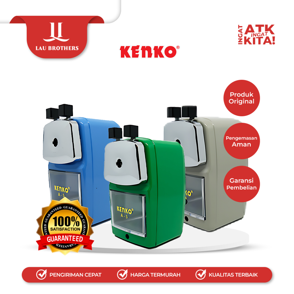 Jual KENKO RAUTAN PENSIL/ PENCIL SHARPENER A-5 (1PC) | Shopee Indonesia