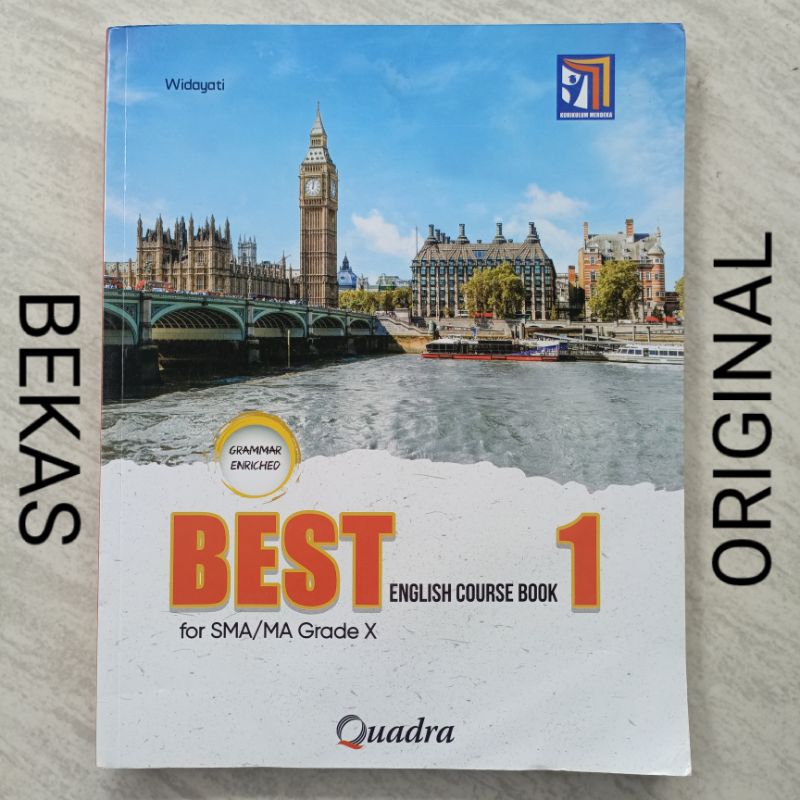 Jual Buku Best English Course Book Bahasa Inggris Kelas 10 X 1 I SMA MA ...