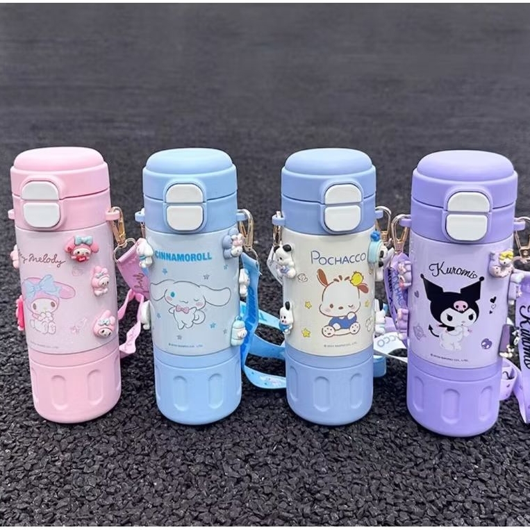 Jual BOTOL MINUM SANRIO / BOTOL MINUM ANAK 2 IN 1 / BOTOL 2 IN 1 ...