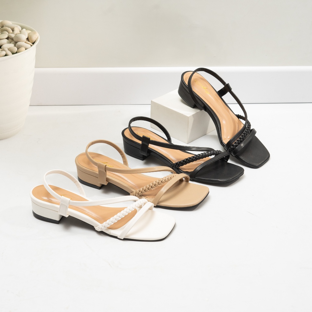 Jual ARRAZY KEPANG Sandal High Heels Hak Tahu 3CM DAN 5CM Tali Chunky ...