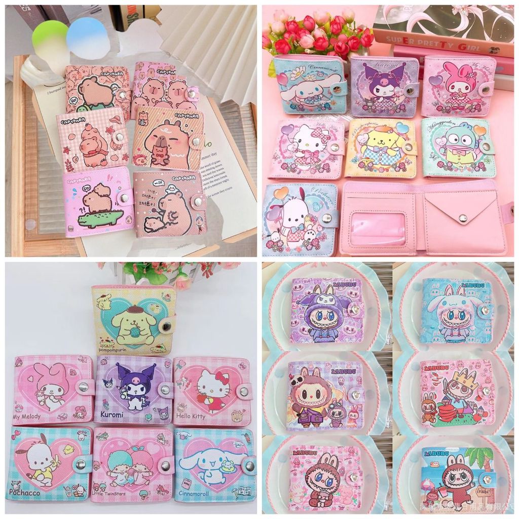 Jual Dompet Lipat 2 3 Anak Labu Capybara Kitty Melo LTS Kuro DOMPET01 ...