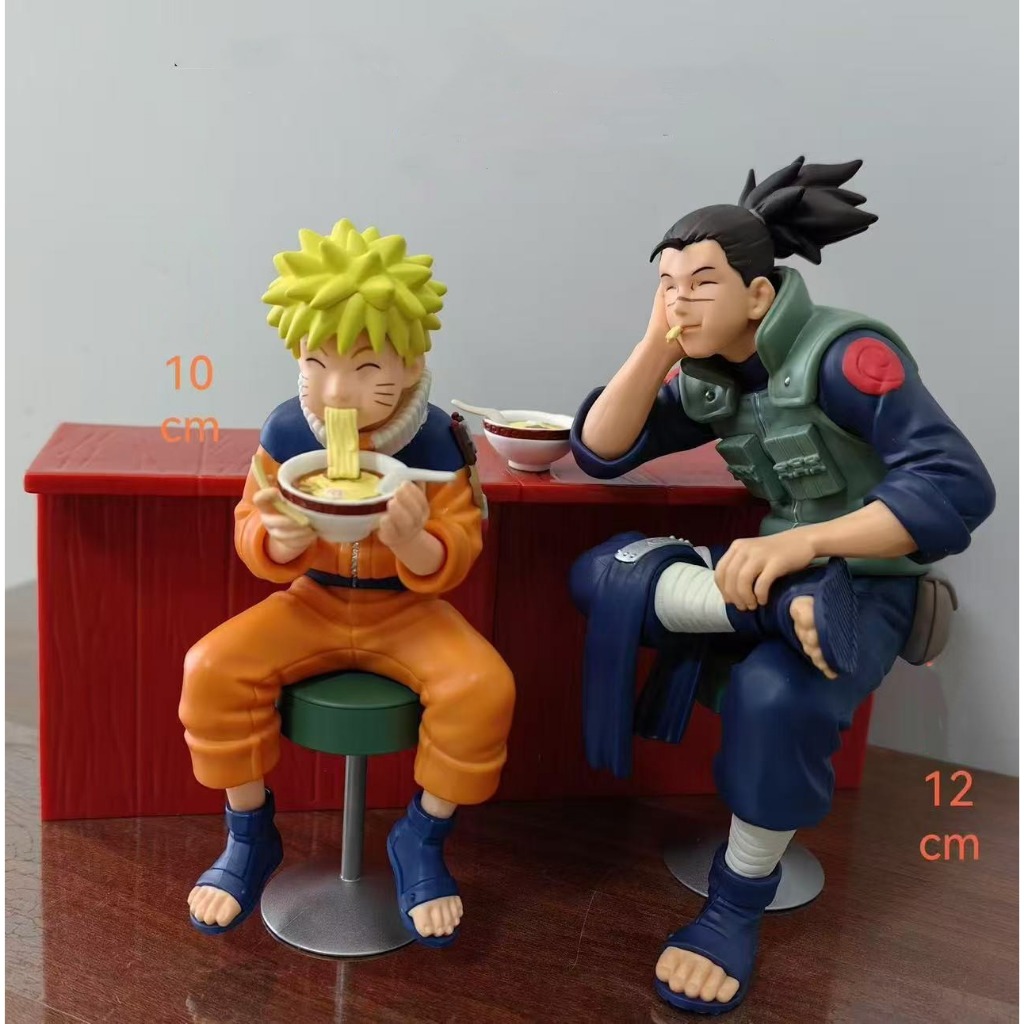 Jual Action figure Naruto dan Guru Iruka Makan ramen set isi 2pcs ...