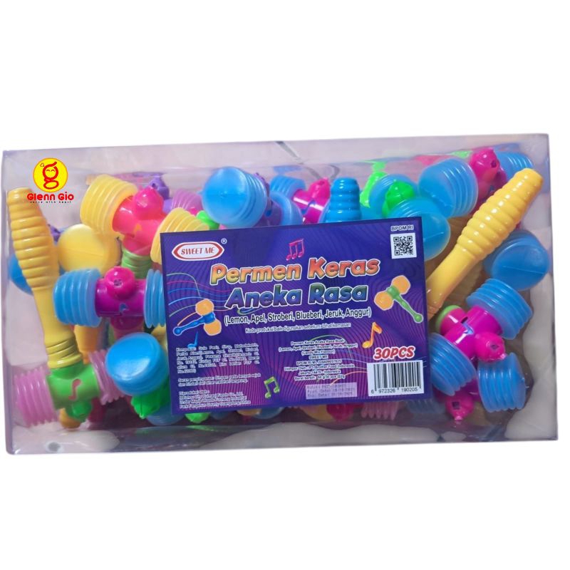 Jual Permen Keras Aneka Rasa Buah Palu Hammer Sweet Me Box isi 30.pcs ...