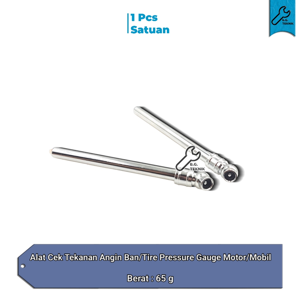 Jual Alat Cek Tekanan Angin Ban/Tire Pressure Gauge Motor/Mobil [Satuan ...