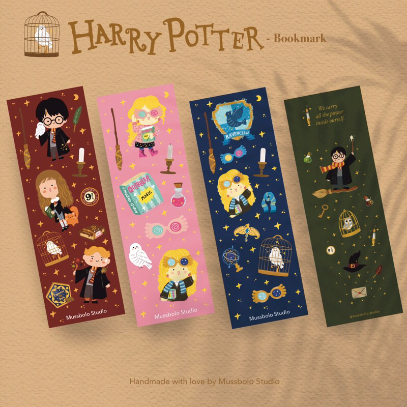 Jual Harry Potter Bookmark | Luna Lovegood Bookmark | Pembatas buku ...