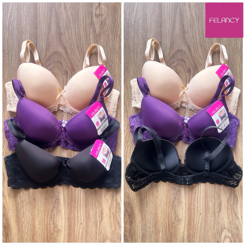 Jual Felancy bra berkawat push up demi bra 81-01033B branded sale | Shopee Indonesia
