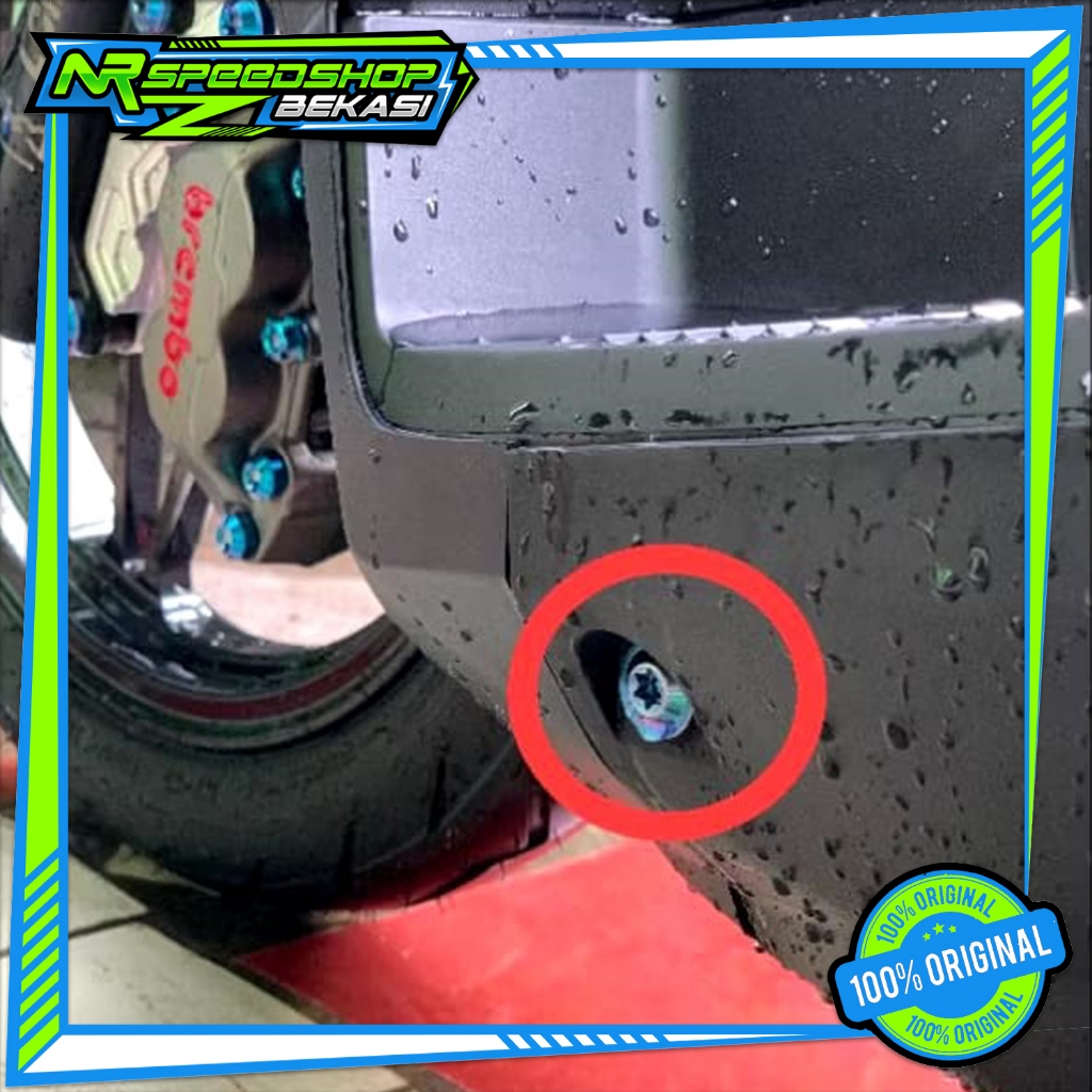 Jual Baut Titanium Dek Kolong Honda Beat Vario Scoopy Original Vietnam ...