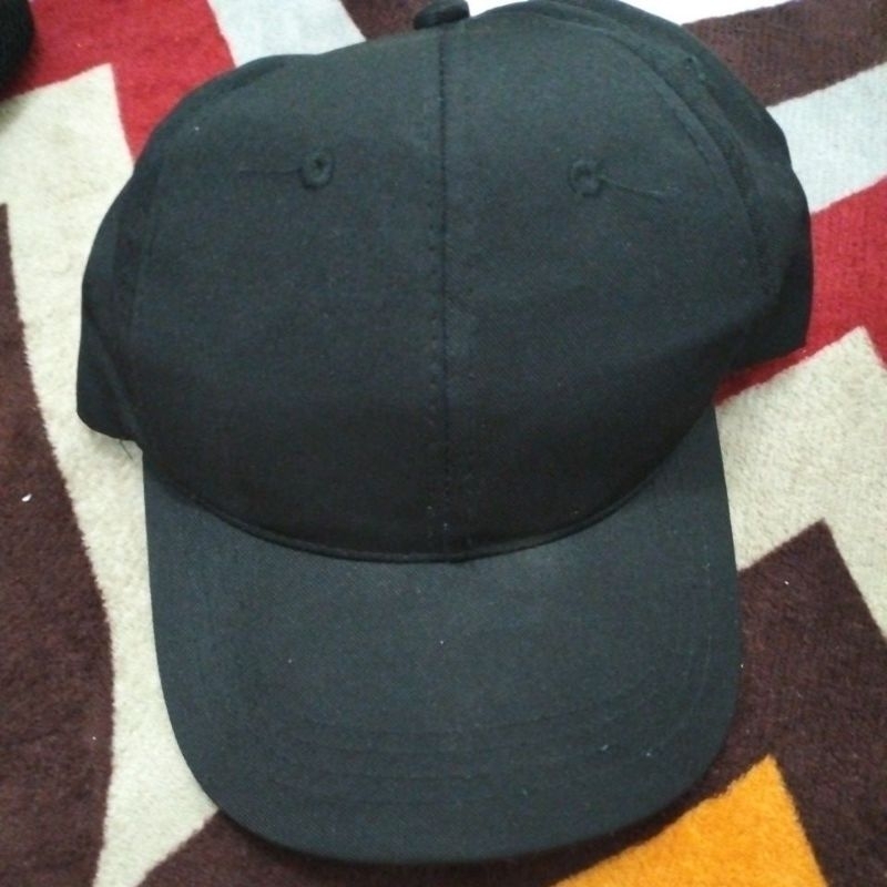 Jual TOPI HITAM POLOS | Shopee Indonesia