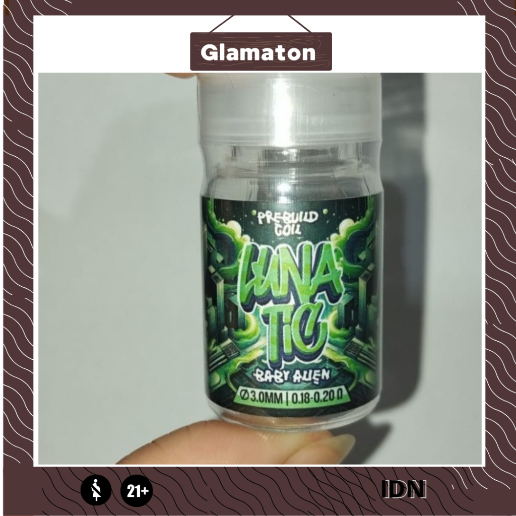 Jual COIL LUNATIC PREBUILD DUAL CORE BABY ALIEN GREEN 0.18-0.20 ...
