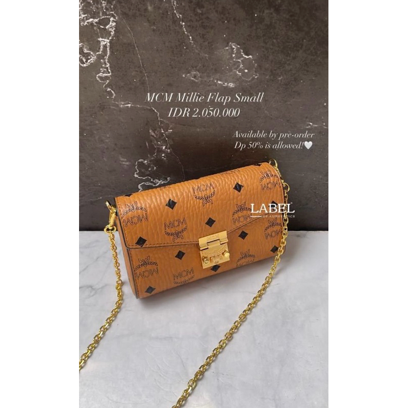 Jual MCM SMALL MILLIE FLAP | Shopee Indonesia