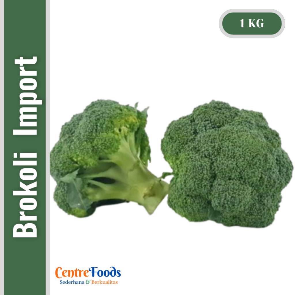 Jual Brokoli Import Hijau Segar - Sayur Brokoli / Broccoli Import Fresh ...