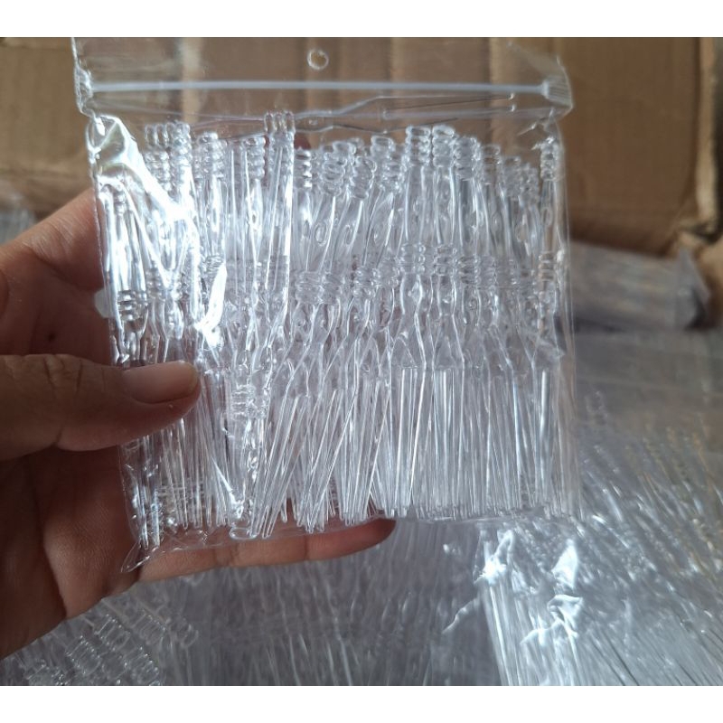 Jual Garpu Mini Plastik isi 100 | Shopee Indonesia