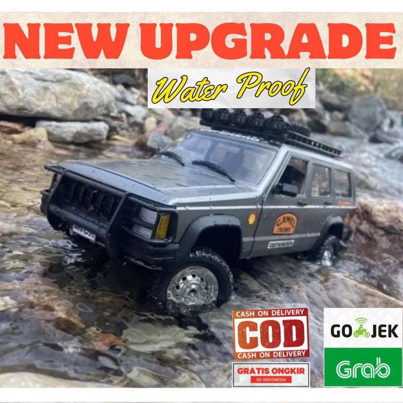 Jual Mainan RC Mobil Jeep MN78 Waterproof Antiair Cherokee 213 1/12 4WD ...