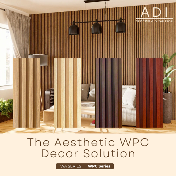 Jual WPC Wood Wall Panel PVC Wallpanel Dekorasi Panjang 2,9m -WA Series ...