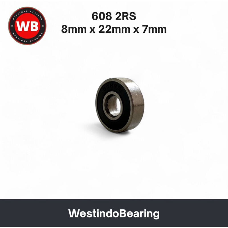 Jual Bearing Kipas Angin 608 2RS Laher Laker Lahar 608RS 6082RS ...