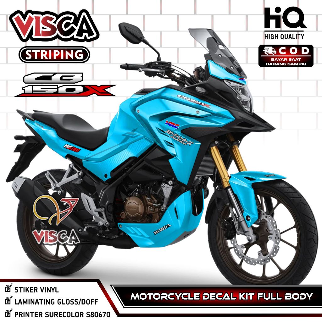 Jual Stiker CB 150 X Full Body - Dekal CB150X - Striping CBX Variasi ...