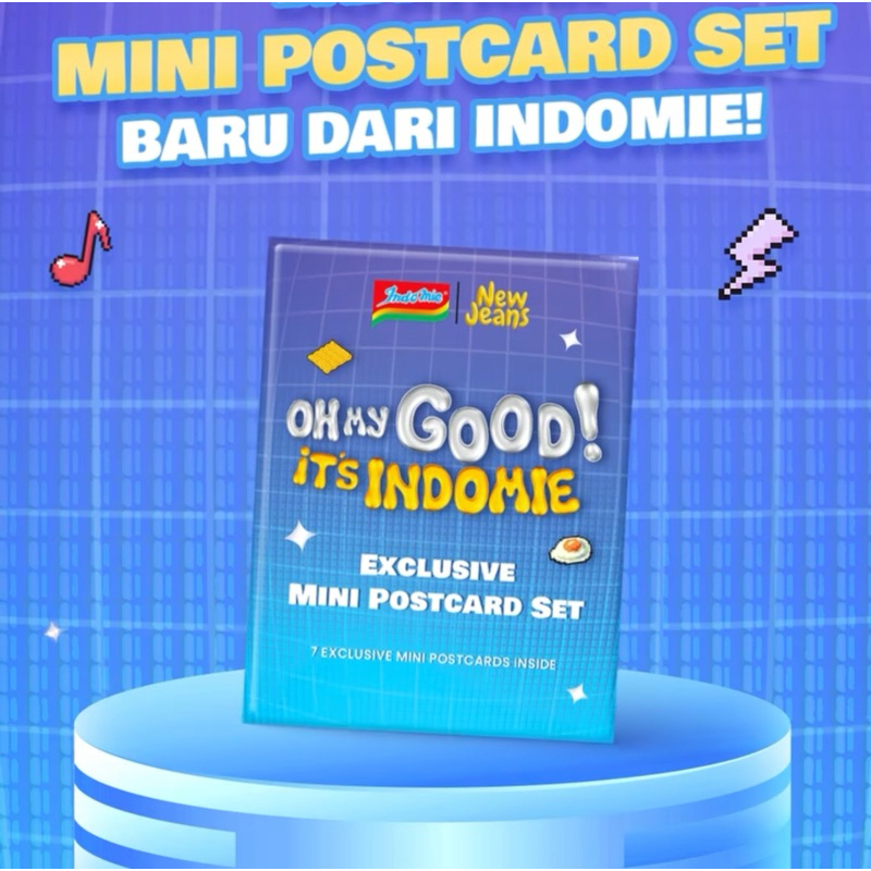 Jual NEWJEANS X INDOMIE MINI POSTCARD SET | Shopee Indonesia