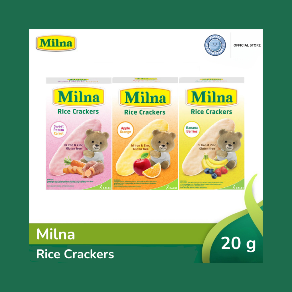 Jual Milna Rice Crackers 20g | Shopee Indonesia