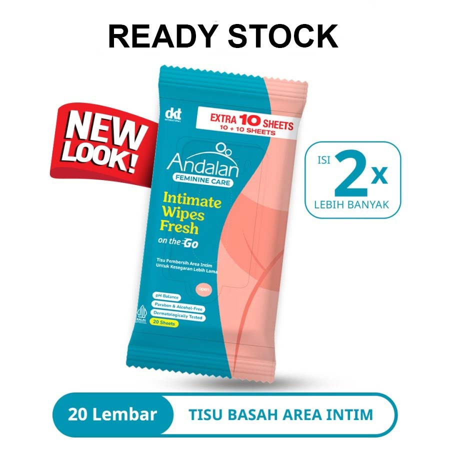 Jual Tisu Andalan Fresh Intimate Wipes / Tissue Basah Pembersih ...