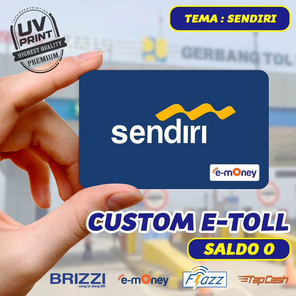 Jual Cetak eMoney/BRIZZI/TapCash/Flazz/eToll Kartu Custom | eToll Card ...