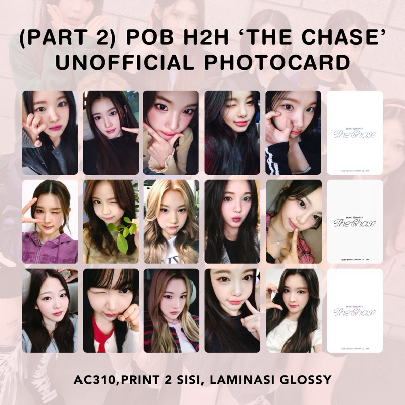 Jual [PART 2] POB HEART2HEARTS ‘THE CHASE’ Unofficial Photocard Jiwoo ...
