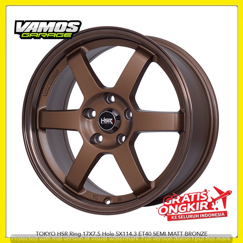 Jual VELG MOBIL JDM RING 17 TOKYO HSR R17 PELEK MOBIL UNTUK INNOVA,XPANDER,CIVIC,CITY,CAMRY ...