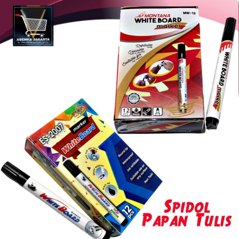 Jual [ AJ ]Spidol Besar spidol papan tulis Whiteboard marker Esco ...