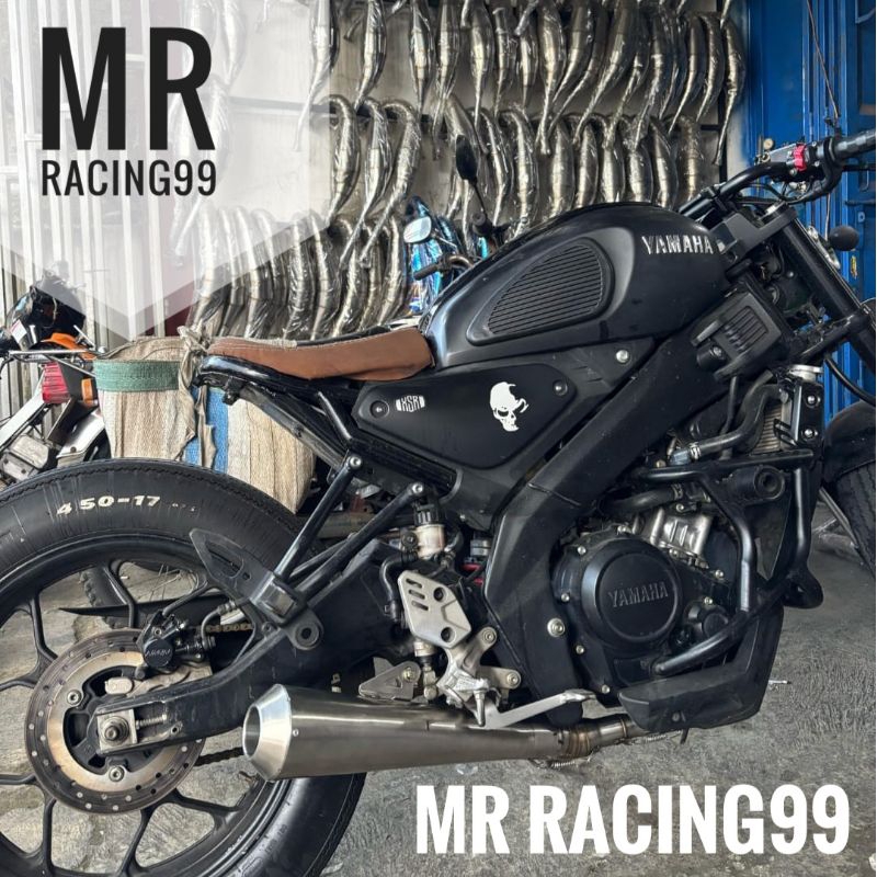 Jual Knalpot Japstyle XSR155 - W175 Full System Stainless MR99 Ngebas Padat | Shopee Indonesia