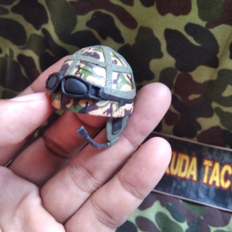 Jual British Mk6 Helmet Figure Camo Helm Figure Army Man | Shopee Indonesia