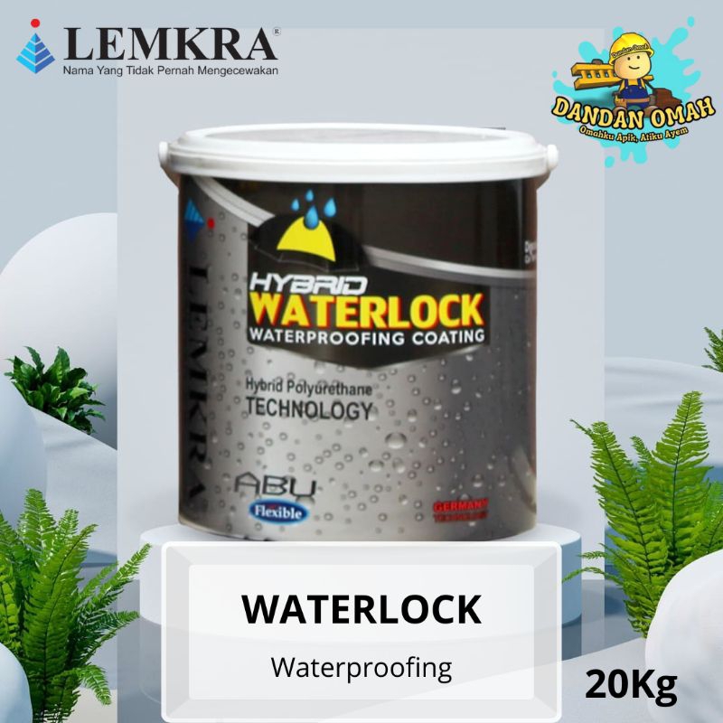 Jual LEMKRA WATERLOCK / CAT WATERPROOFING / KEMASAN 20KG | Shopee Indonesia