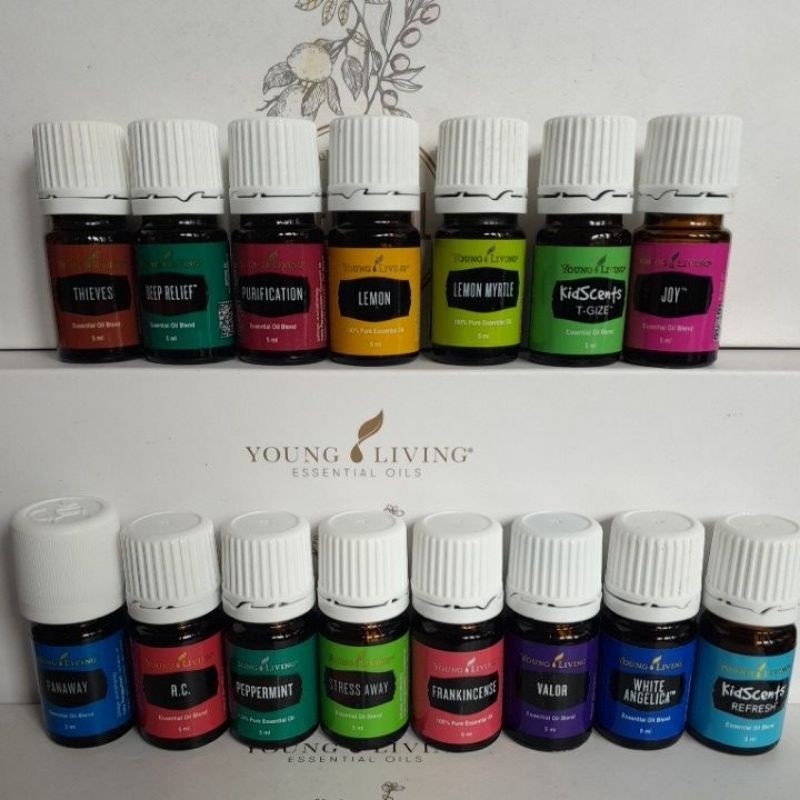 Jual YL 5ml rc oil young living,peppermint oil young living,lavender ...