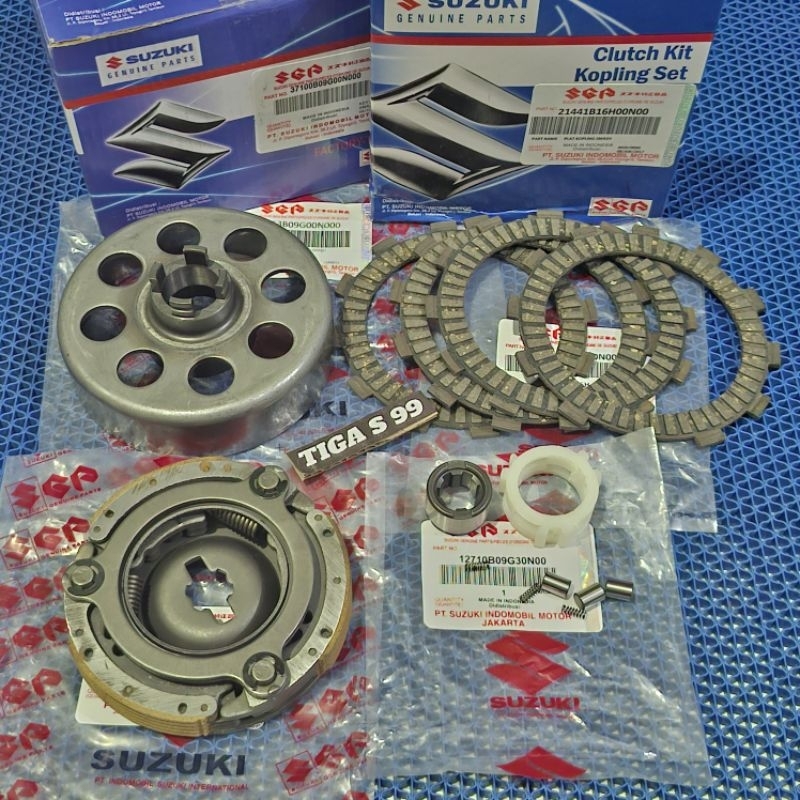 Jual Paket Lonceng mangkok Ganda + Ganda Assy Suzuki Smash New Smash Lama Shogun 125(4Barang ...