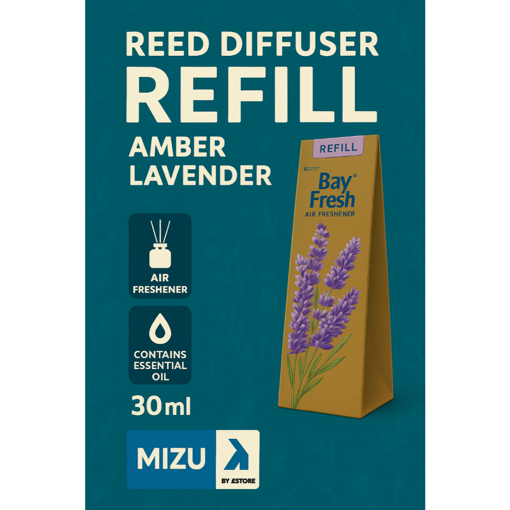 Jual Bayfresh Reed Diffuser Refill Pengharum Ruangan Amber Lavender ...