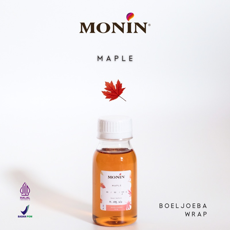 Jual Monin Maple Syrup Repack [30, 50, 100] g | Shopee Indonesia