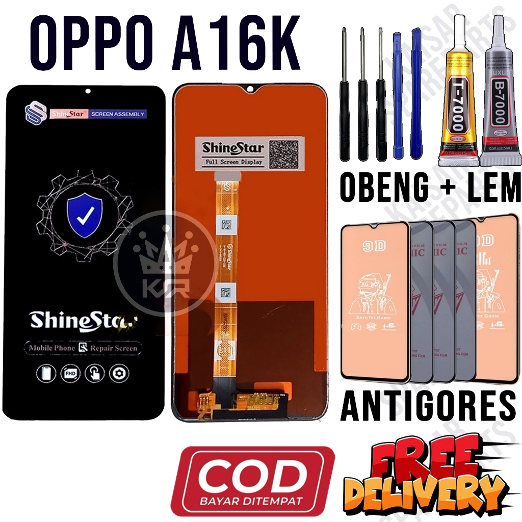 Jual Lcd OPPO A16K SHINESTAR Original OEM Quality Touchscreen Fullset ...
