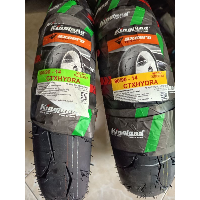 Jual Kingland CTX Hydra Ban Donat Matic ukuran (80/90-14) (90/90-14 ...