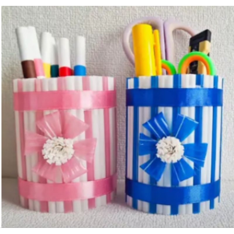 Jual Tempat Pensil Dari Botol Plastik, Sedotan & Pita | Shopee Indonesia