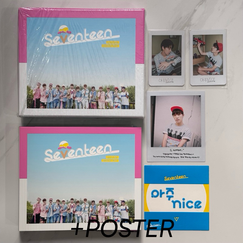 Jual [FIRST PRESS DINO COMPLETE SET] SEVENTEEN SVT 1ST ALBUM REPACKAGE ...