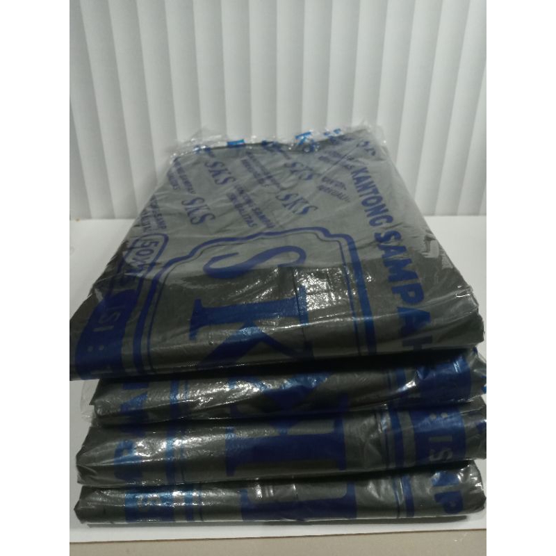 Jual kantong sampah hitam/Trash bag 1 pack isi 6pcs,10 pcs,16pcs ...