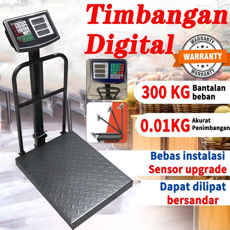 Jual Timbangan-Duduk-Digital-Kapasitas-300KG-150KG-Electrik-Platform-Timbangan-Sayur-Timbangan ...