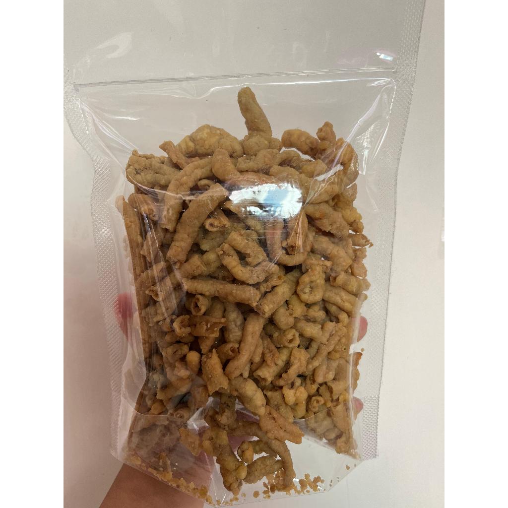 Jual Usus Ayam Krispy 250gr Original asin gurih daun jeruk Keripik Usus ...