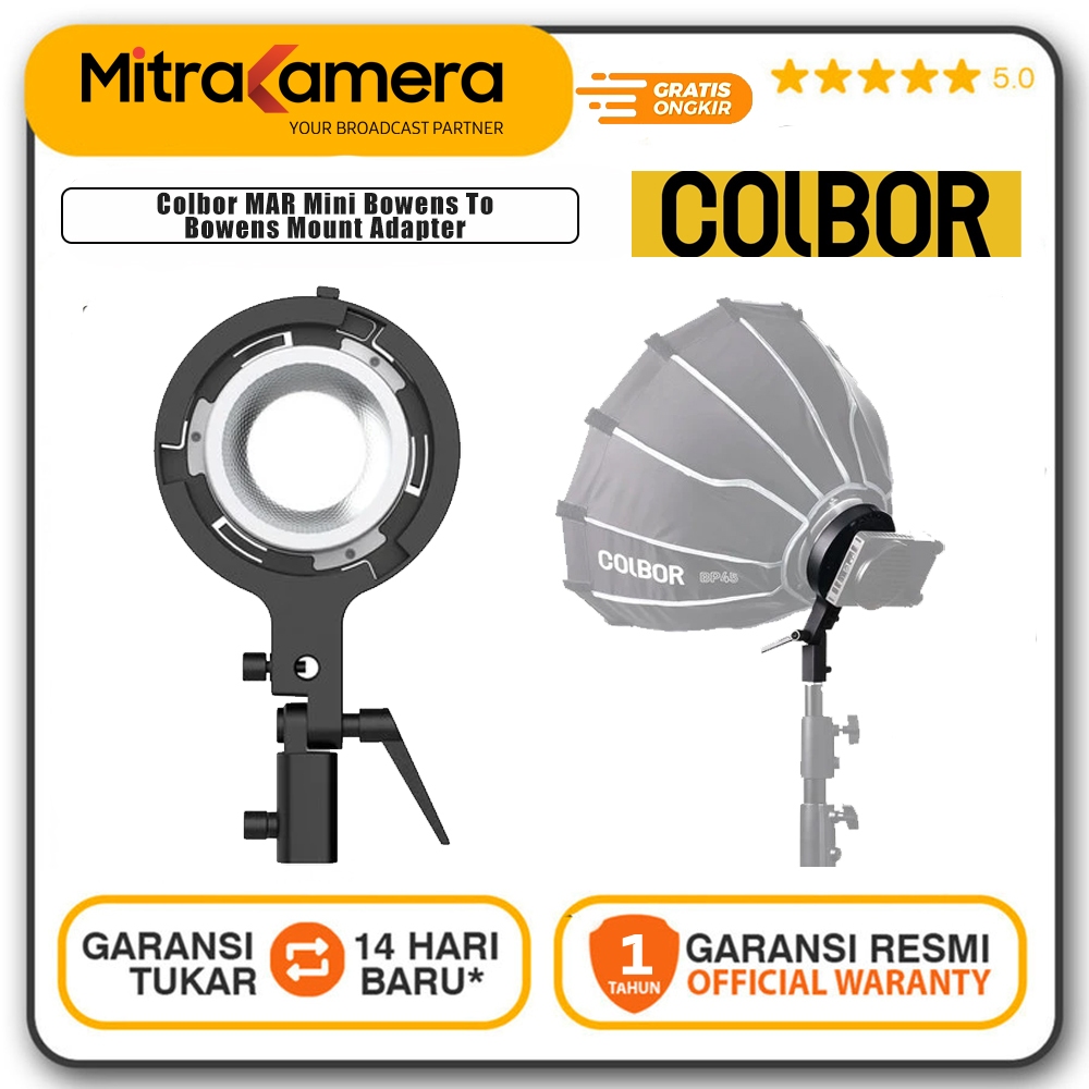 Jual Colbor Mar Mini Bowens To Bowens Mount Adapter Shopee Indonesia