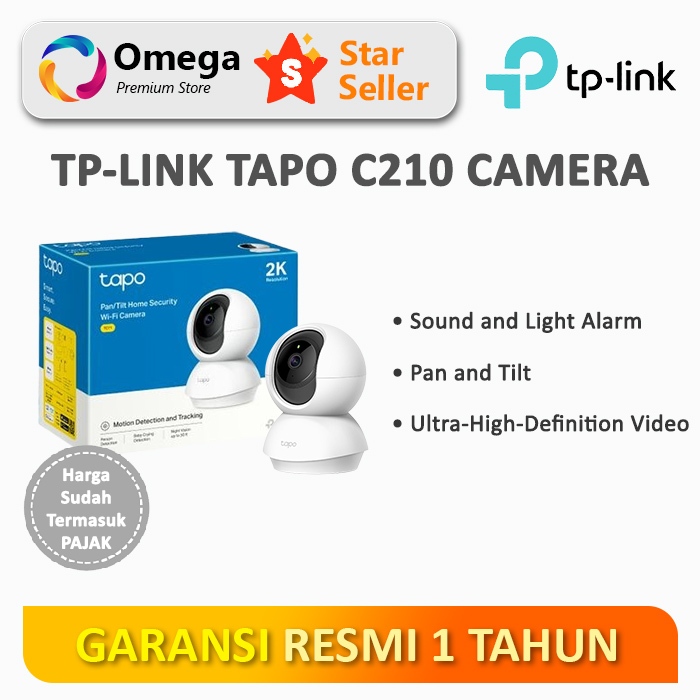 Jual TP-Link Tapo C210 Pan/Tilt Home Security Wi-Fi Camera | Shopee Indonesia