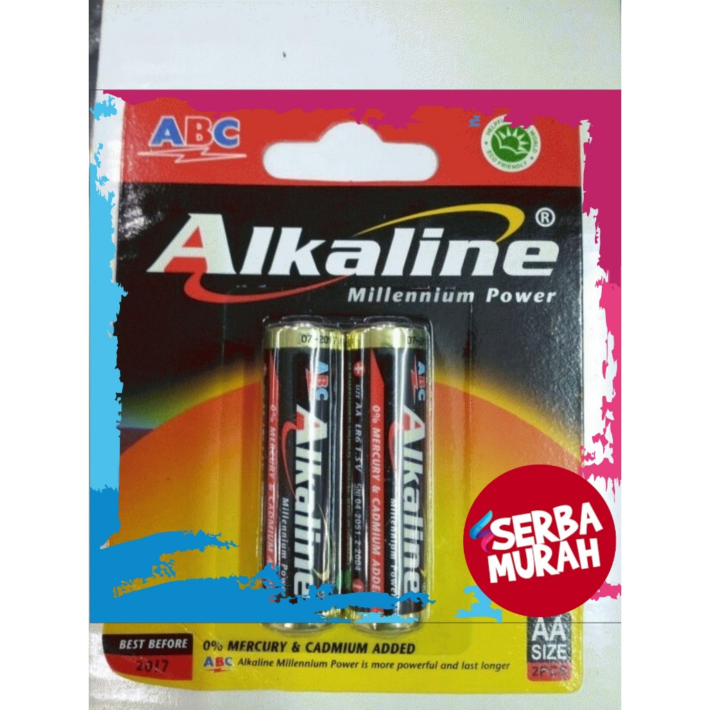 Jual ABC Alkaline Battery Batu AAA AA A2 A3 9V Kuat Awet | Shopee Indonesia