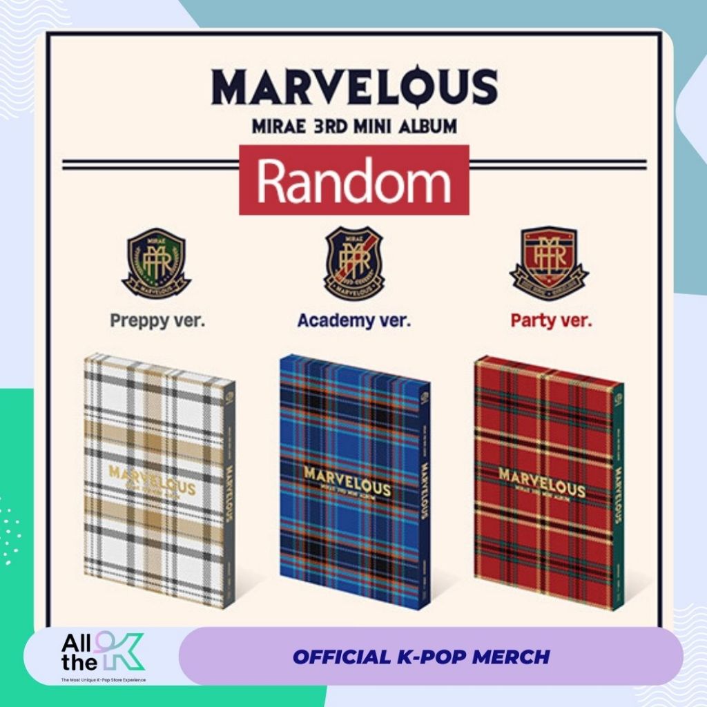 Jual MIRAE FUTURE BOY MARVELOUS 3RD MINI ALBUM - Official Kpop Album | Shopee Indonesia