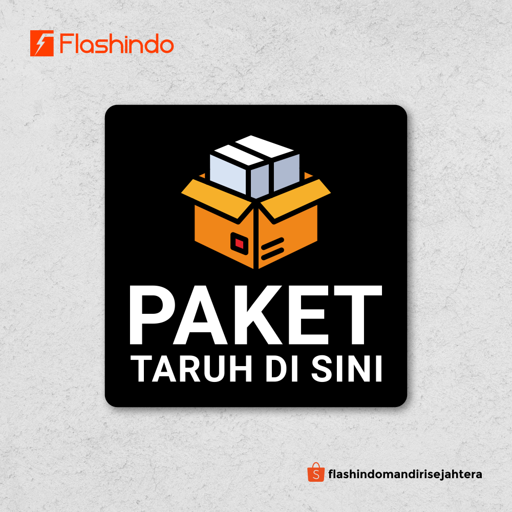 Jual Signboard Akrilik Taruh Paket Disini | Tempatkan Paket Anda dengan ...