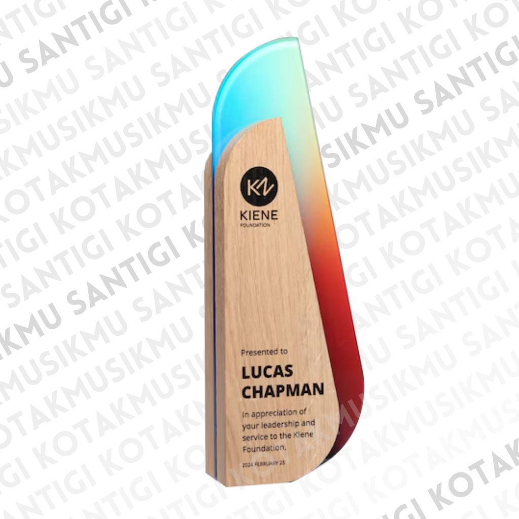 Jual Trophy Kayu Custom (Tipe-28) | Piala Kayu Custom | Plakat Kayu ...
